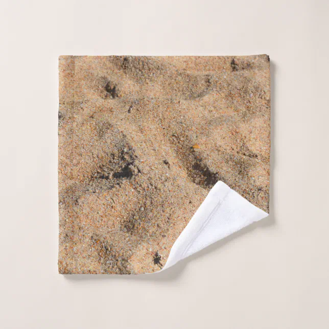 Beach Sand Wash Cloth | Zazzle