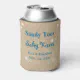 Beach Sandy Toes Salty Kisses Can Cooler | Zazzle