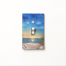 Beach Scene Light Switch Cover | Zazzle