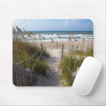 Beach Scene Mouse Pad | Zazzle