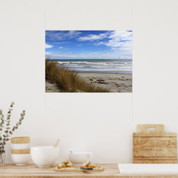Beach Scene Poster | Zazzle