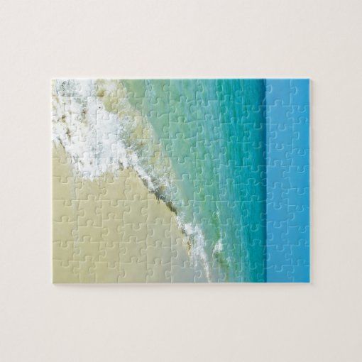 Beach scenery jigsaw puzzle | Zazzle