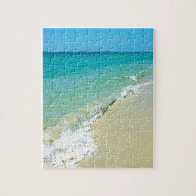 Beach scenery jigsaw puzzle | Zazzle