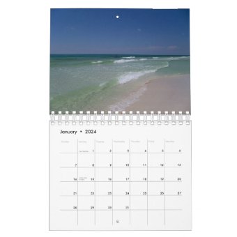 Beach Scenes of Beautiful Seaside, Florida Calendar | Zazzle