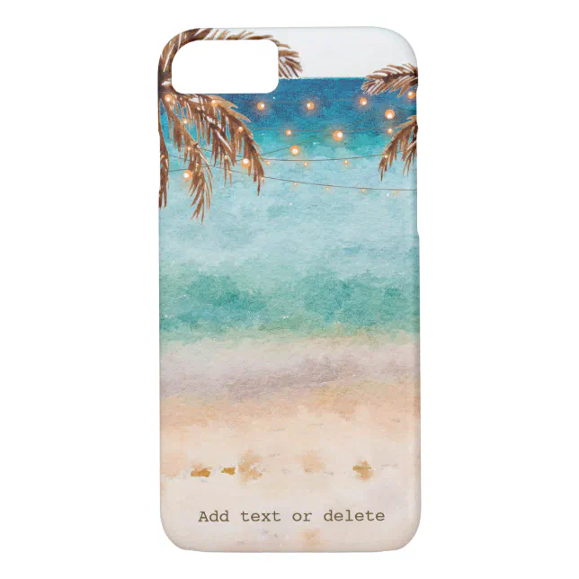 beach sea sand tropical phone case cover | Zazzle