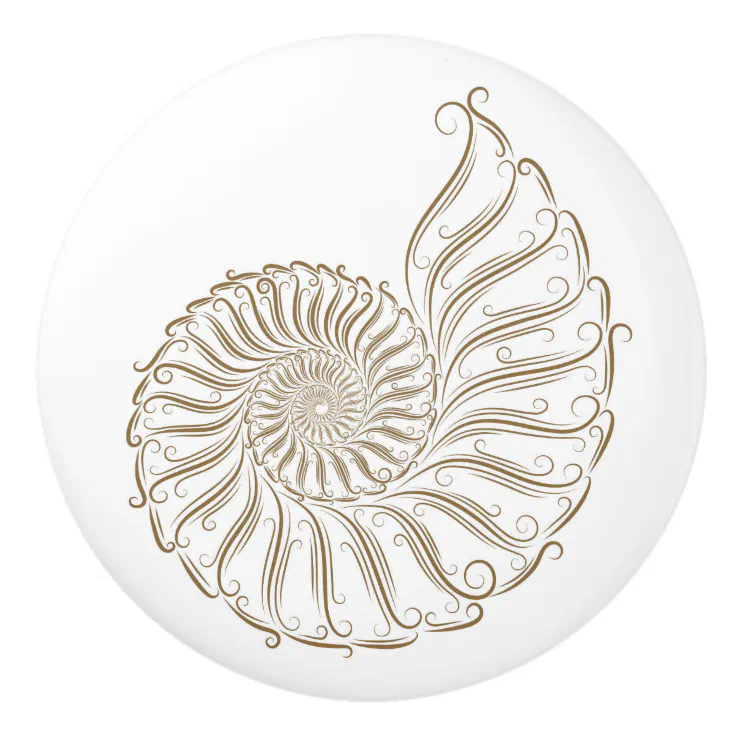 Beach Sea Shell Drawer Knobs - SRF | Zazzle