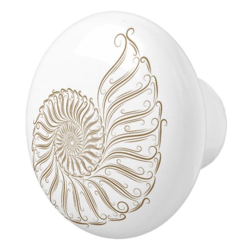 Beach Sea Shell Drawer Knobs - SRF | Zazzle