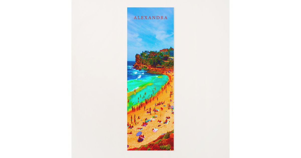 Beach Sea Summer Ocean Life Colorful Personal Yoga Mat | Zazzle