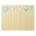 Beach Seashell Notepad | Zazzle