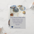 Beach Shells Theme Wedding Invitation | Zazzle