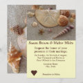 Beach Shells Theme Wedding Invitation | Zazzle