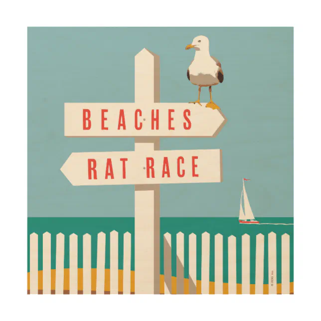 Beach Sign Post | Zazzle