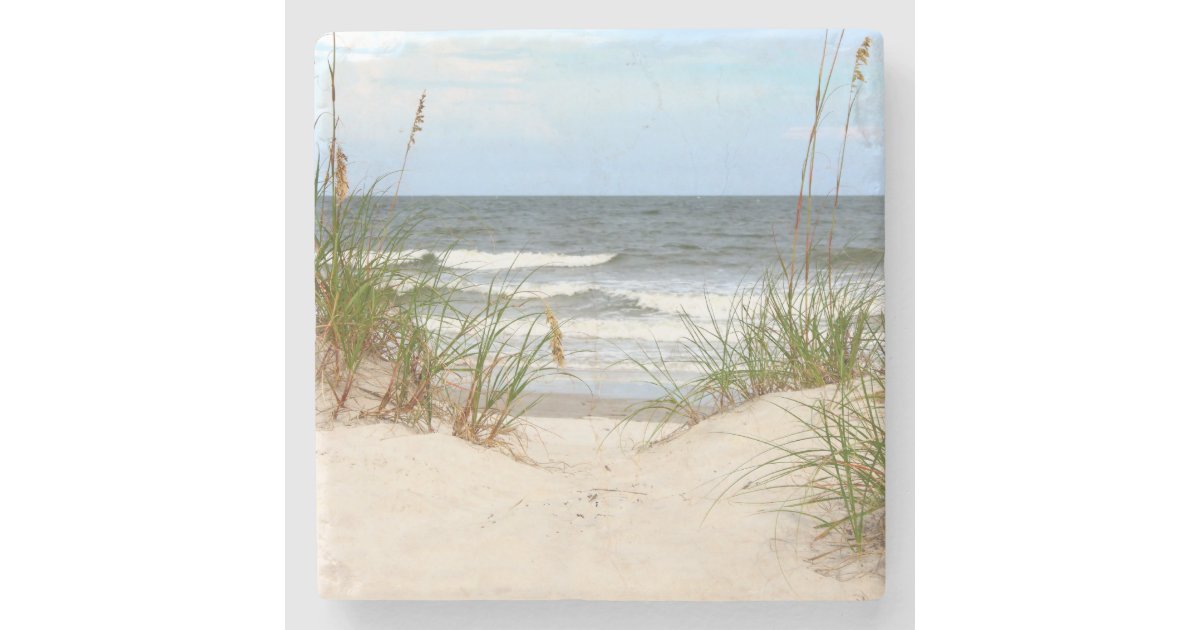 Beach Stone Coaster | Zazzle
