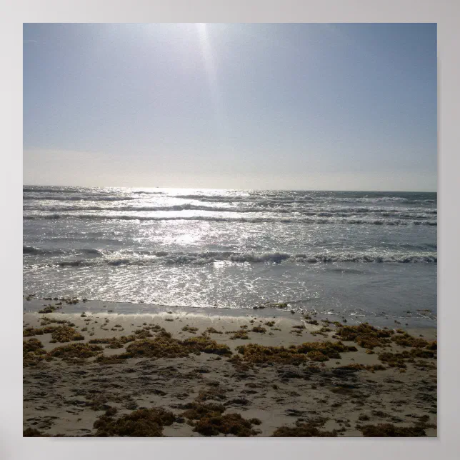 Beach Sunrise Poster | Zazzle