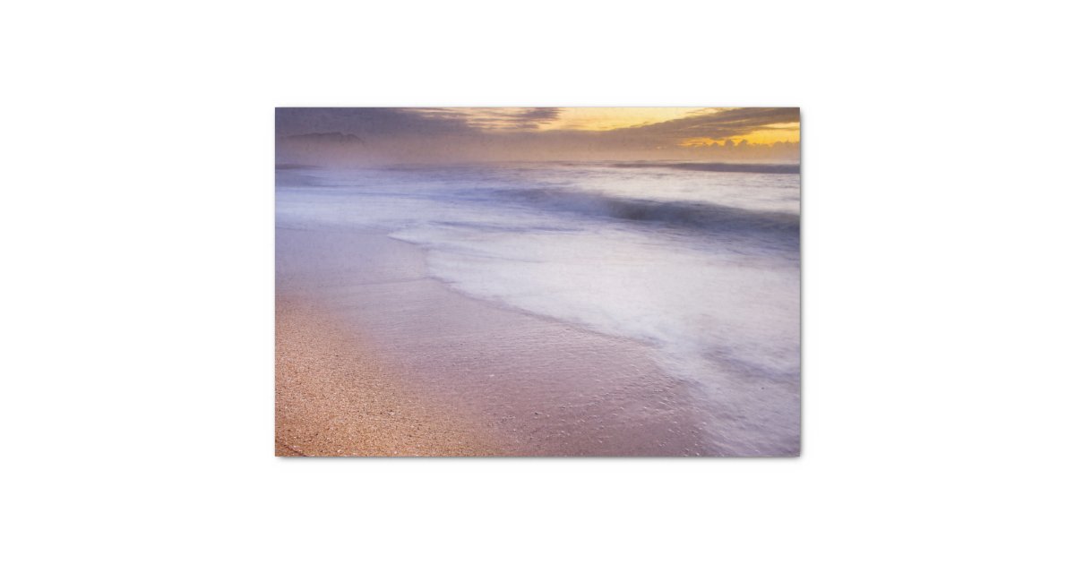 Beach Sunrise Tissue Paper | Zazzle