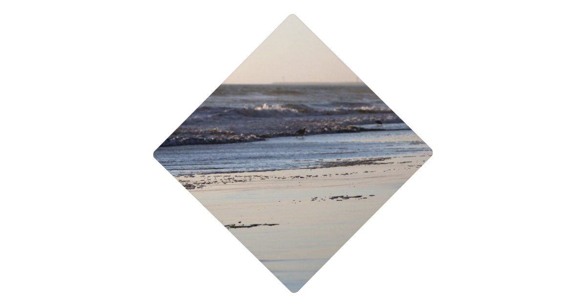 Beach Sunset Ormond Beach Graduation Cap Topper | Zazzle