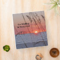 Beach Sunset Photo Binder | Zazzle
