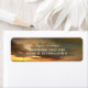 Beach Sunset Sky Romantic Wedding Label | Zazzle