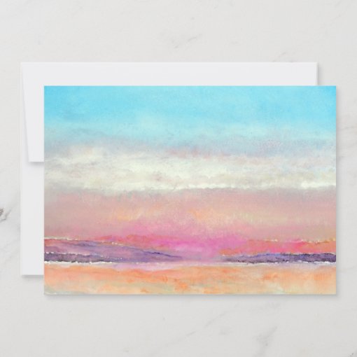 Beach Sunset Theme Wedding Invitation | Zazzle