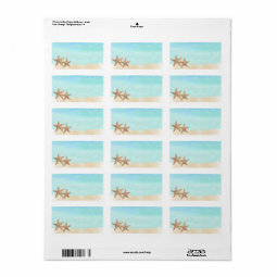 Beach Theme Address Labels | Zazzle