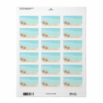 Beach Theme Address Labels | Zazzle