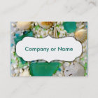Beach Seashell Business Card | Zazzle.com