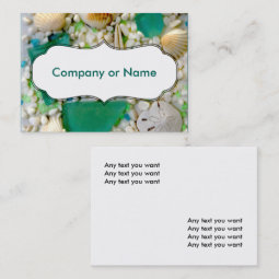 Beach Theme Business Card | Zazzle