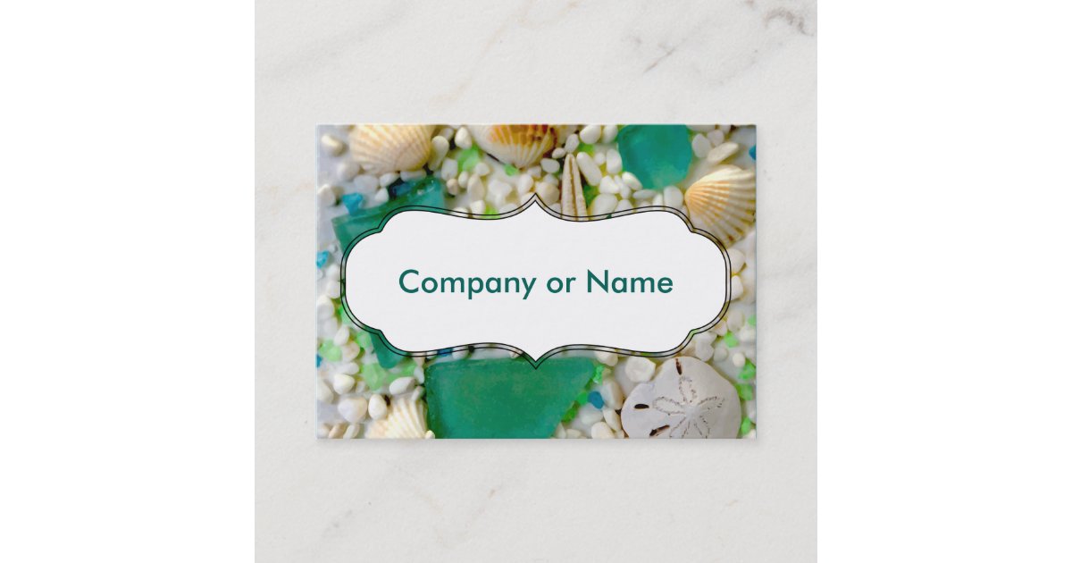 Beach Theme Business Card | Zazzle
