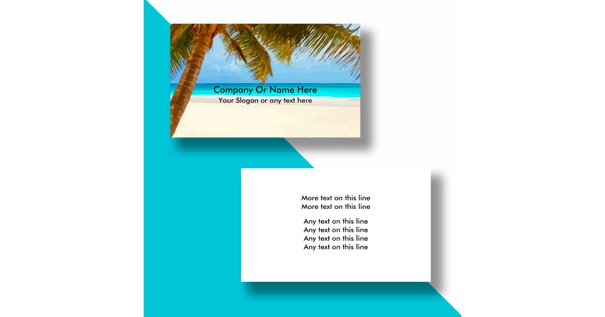 Beach Theme Business Cards | Zazzle