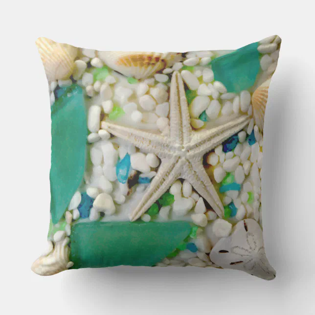 Beach Theme Patio Pillows | Zazzle