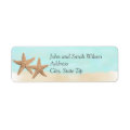 Beach Theme Return Address Labels | Zazzle
