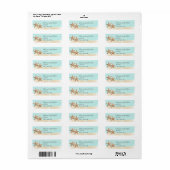 Beach Theme Return Address Labels | Zazzle