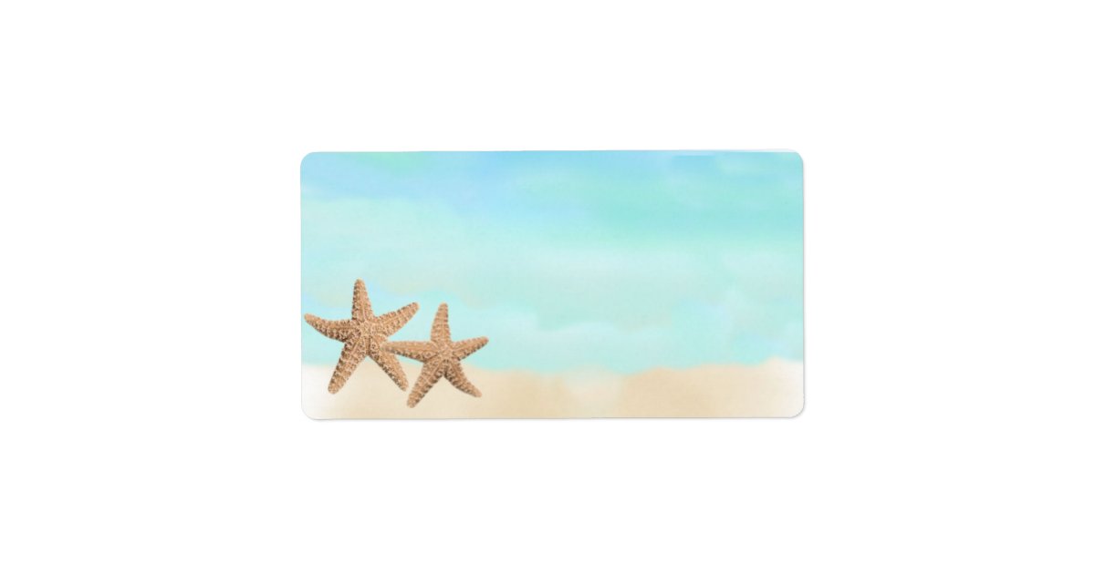 Beach Theme Shipping Labels | Zazzle