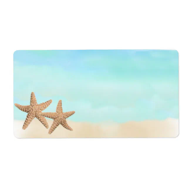 Beach Theme Shipping Labels | Zazzle