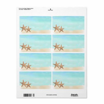 Beach Theme Shipping Labels | Zazzle