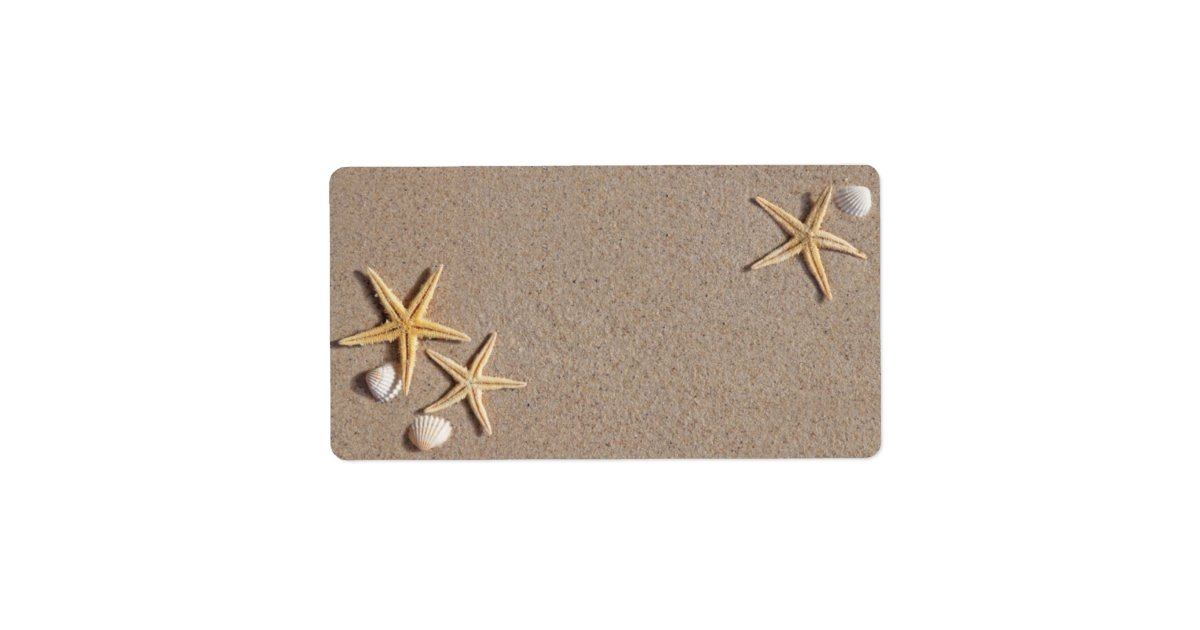 Beach Theme Shipping Labels | Zazzle