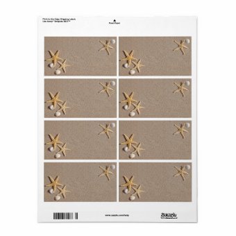 Beach Theme Shipping Labels | Zazzle