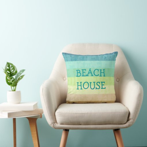 Beach Theme Throw Pillows | Zazzle