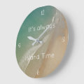 Beach Themed, Island Time Clock | Zazzle