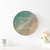 Beach Themed, Island Time Clock | Zazzle