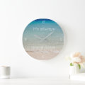 Beach Themed, Island Time Clock | Zazzle