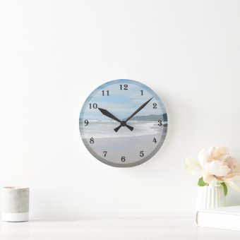 Beach Themed Wall Clock | Zazzle
