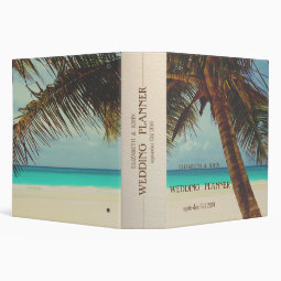 Beach Tropical,Palm Binder | Zazzle