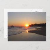 Beach Tropical Sunset Postcard | Zazzle