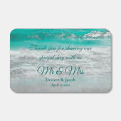 Beach Turquoise Tropical Wedding Ocean Waves Matchboxes | Zazzle