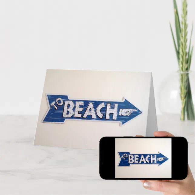 beach vacation card | Zazzle