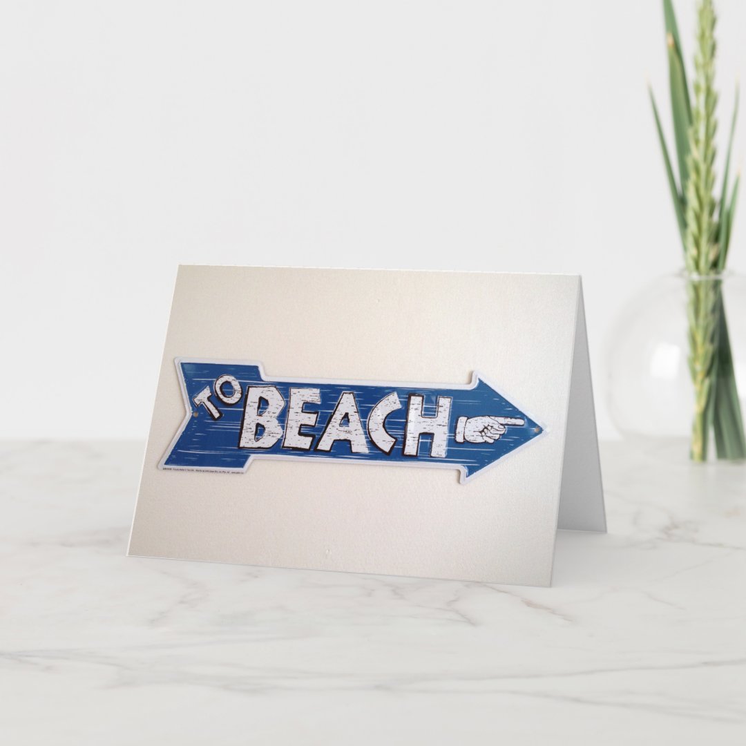 beach vacation card | Zazzle