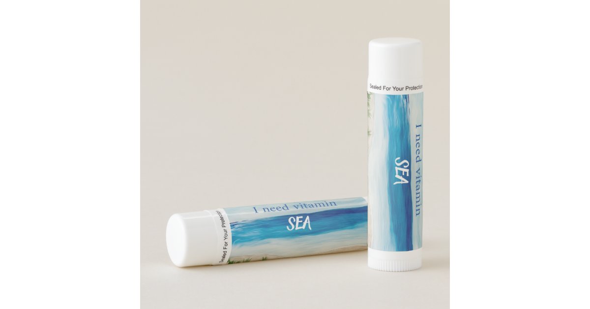 Beach Vacation Lip Balm | Zazzle