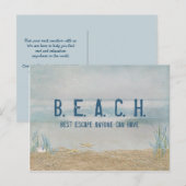 Beach vacation postcard | Zazzle