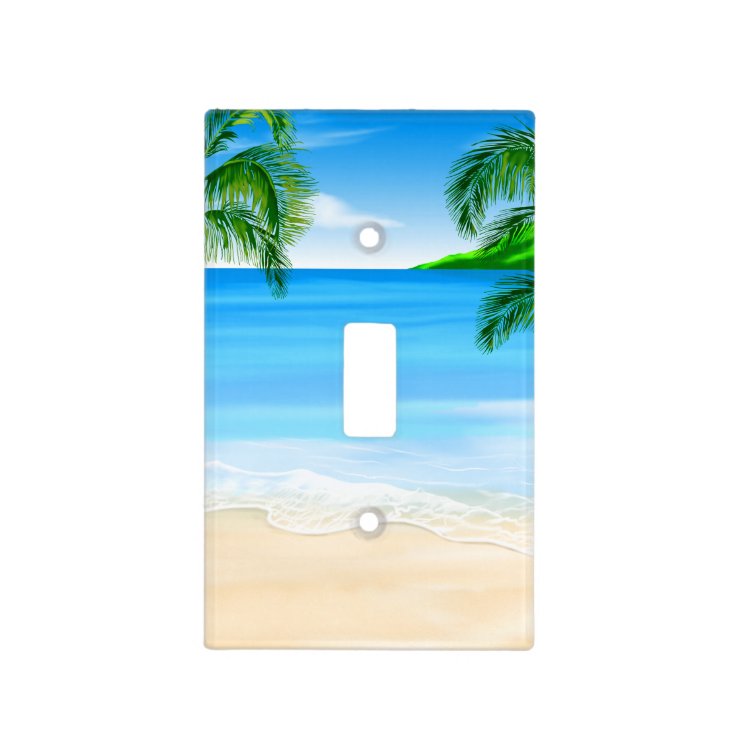 Beach View Light Switch Cover | Zazzle